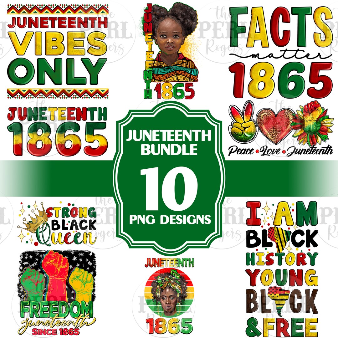 Juneteenth Bundle Png Sublimation Design Download, Black History Png ...