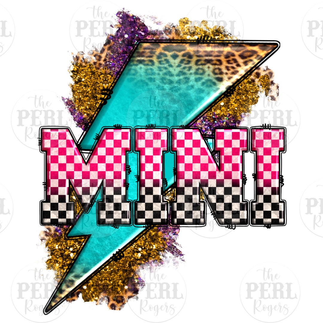 Mini Lightning Bolt Png Sublimation Design Download, Love Mini Png ...