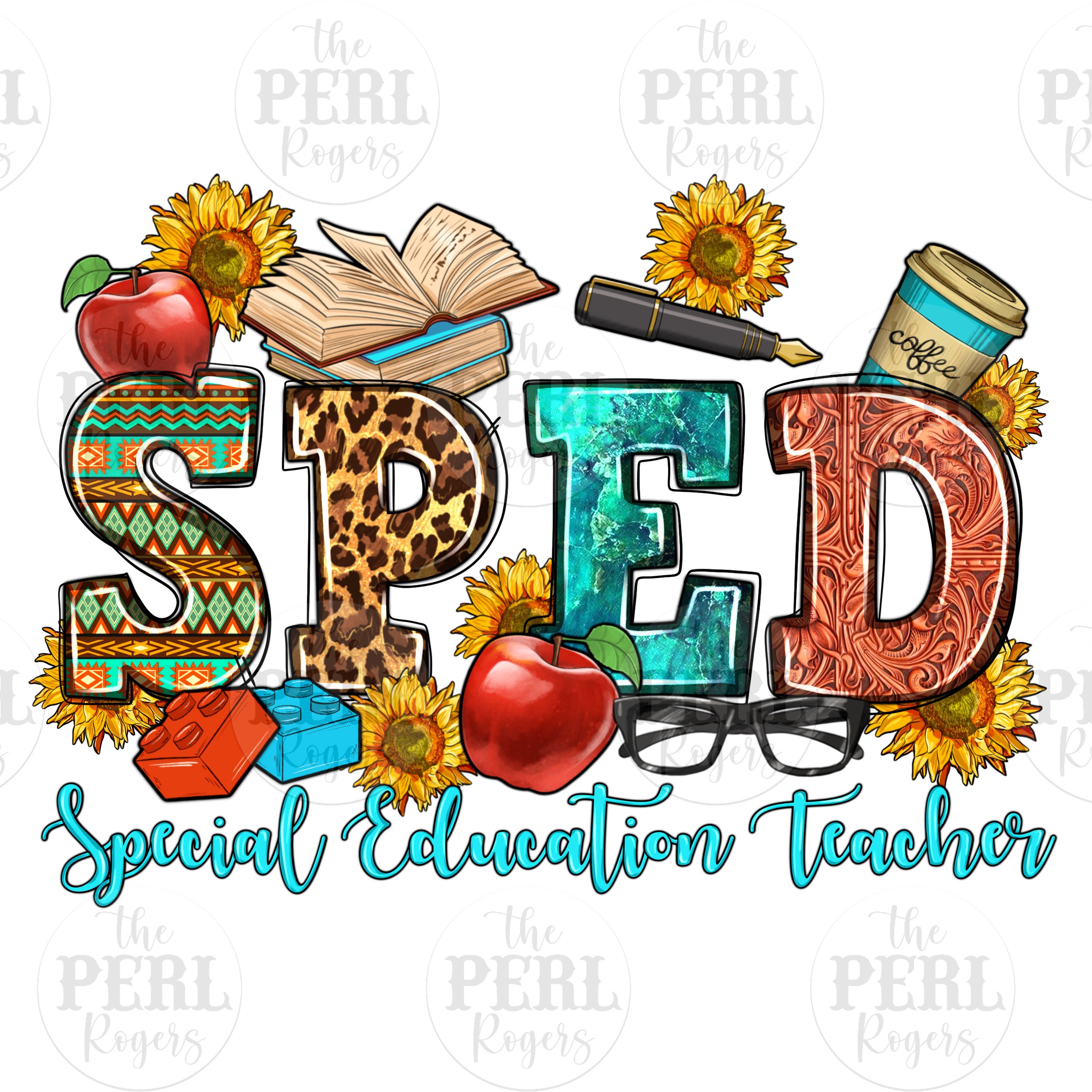 Sped Special Education Teacher Png Sublimation Design Download, School ...