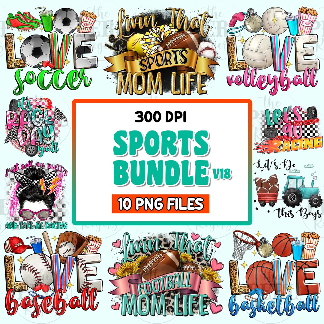 Sports Bundle V18 Png Sublimation Design Download, Sports Png, Sport ...