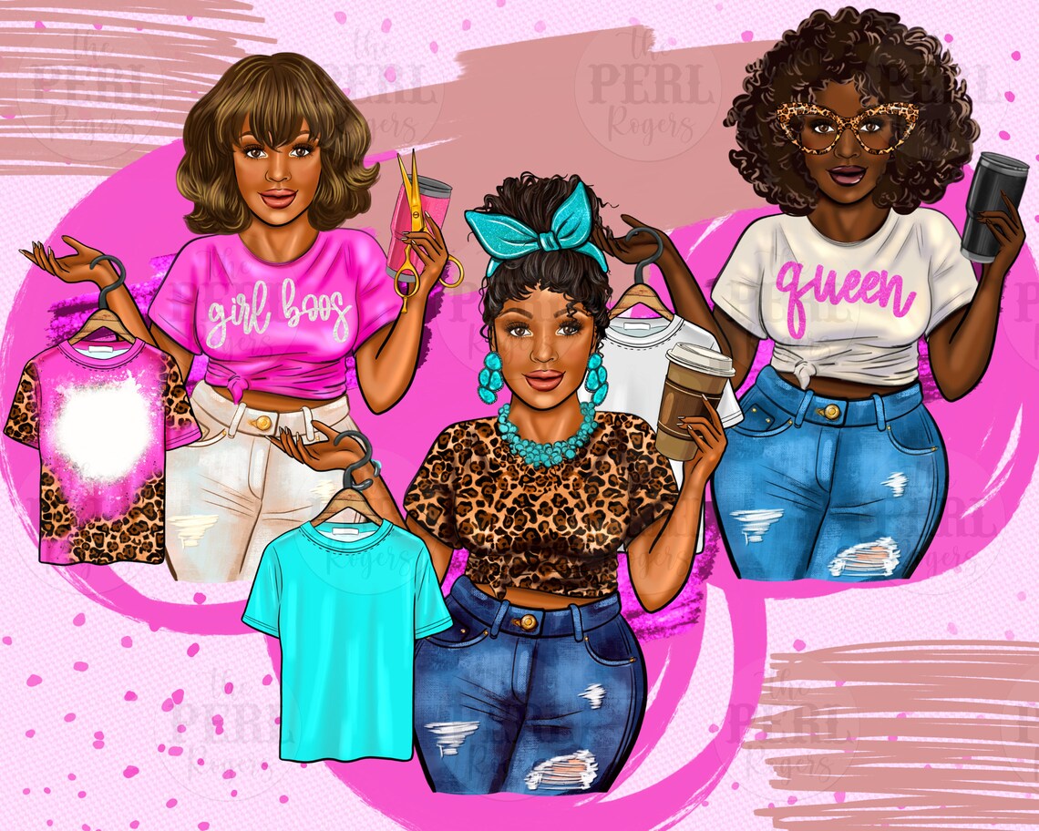 Crafting Boss Clipart Set Business Lady Clipart Scrapbook - Etsy