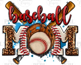 Livin' That Baseball Mom Life Png Sublimation Design Download, Baseball ...
