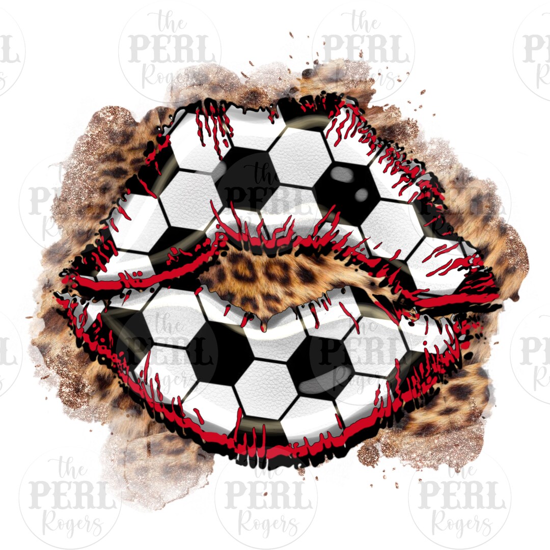 Soccer Lip Png Sublimation Design Download, Soccer Game Png, Sport Lip ...