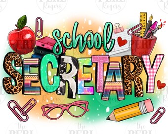 Battery Life of a School Secretary Png Sublimation Design Download ...