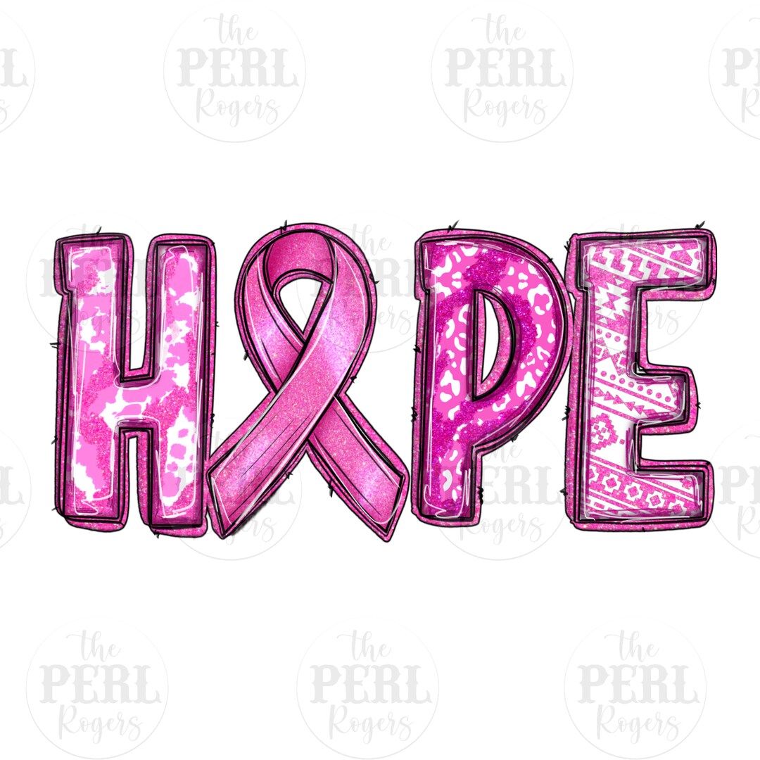Breast Cancer Hope Png Sublimation Design Download, Breast Cancer ...