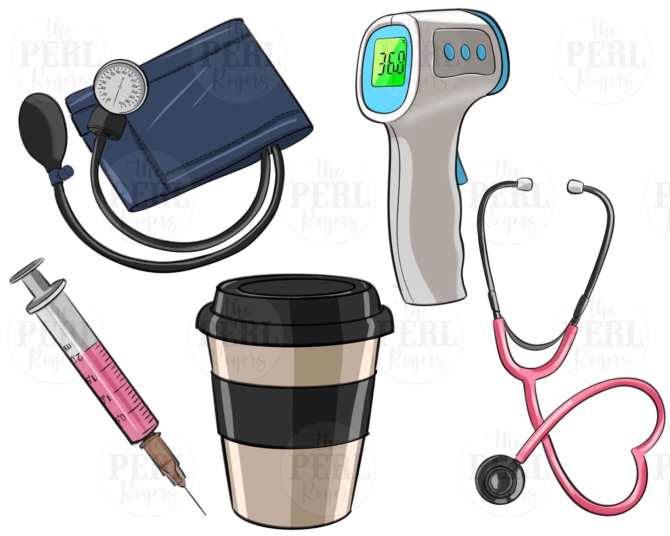 Nurse Clipart Set Medical Clipartnurse Clipart - Etsy
