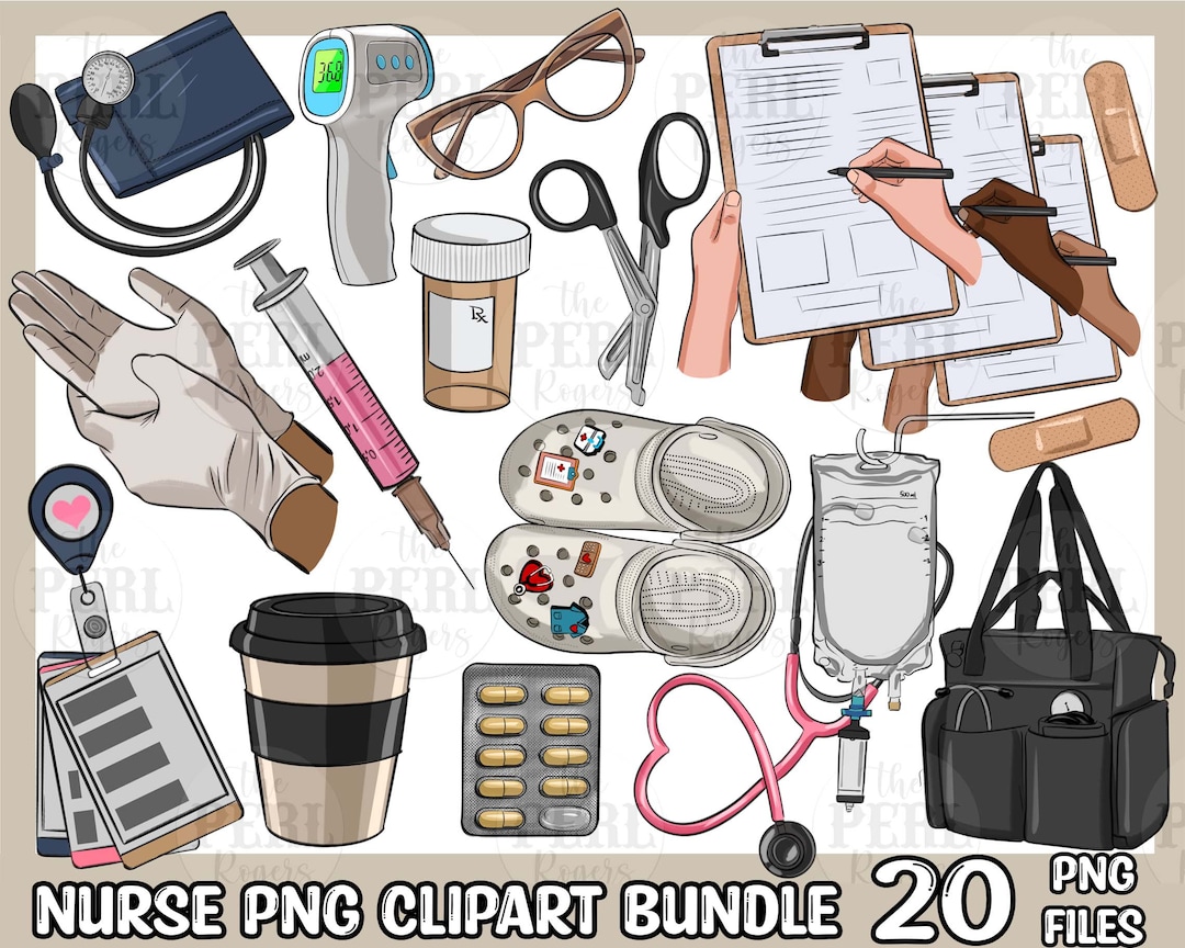 Nurse Clipart Set Medical Clipartnurse Clipart - Etsy Australia