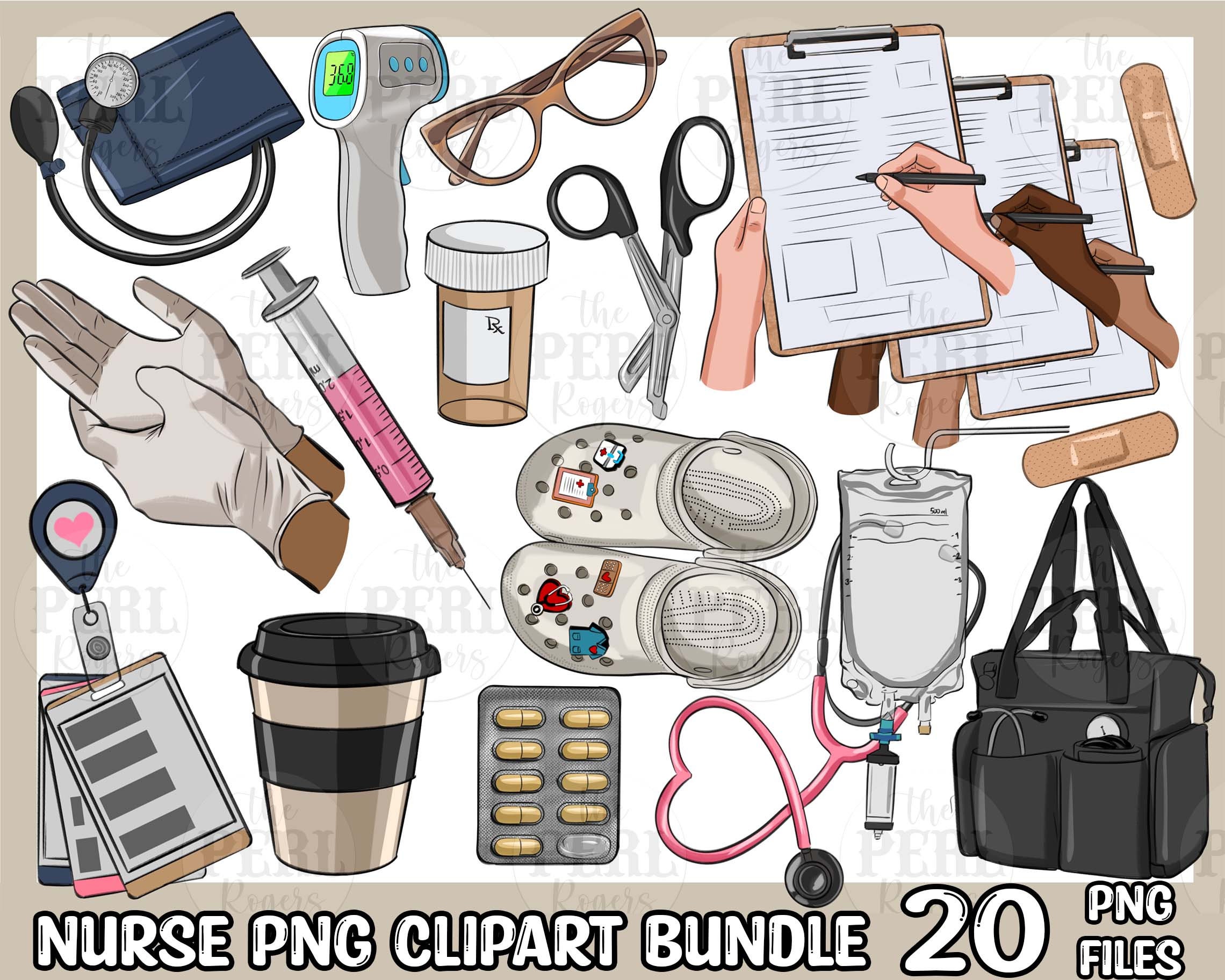 Nurse Clipart Set Medical Clipartnurse Clipart - Etsy