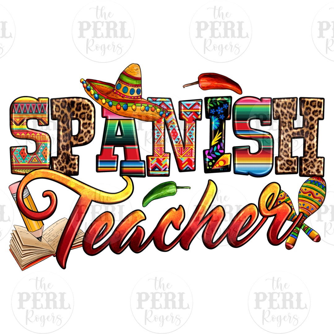 Spanish Teacher Png Sublimation Design Download, Cinco De Mayo Png ...