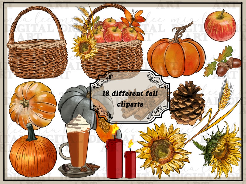 Fall Clipart Set Fall Girl Fashion Girl Clipart Fall - Etsy
