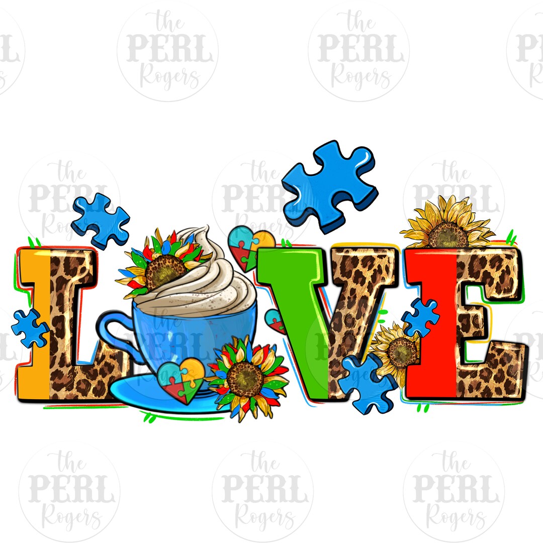 Autism Coffee Mug With Sunflower Png Sublimation Design Download ...