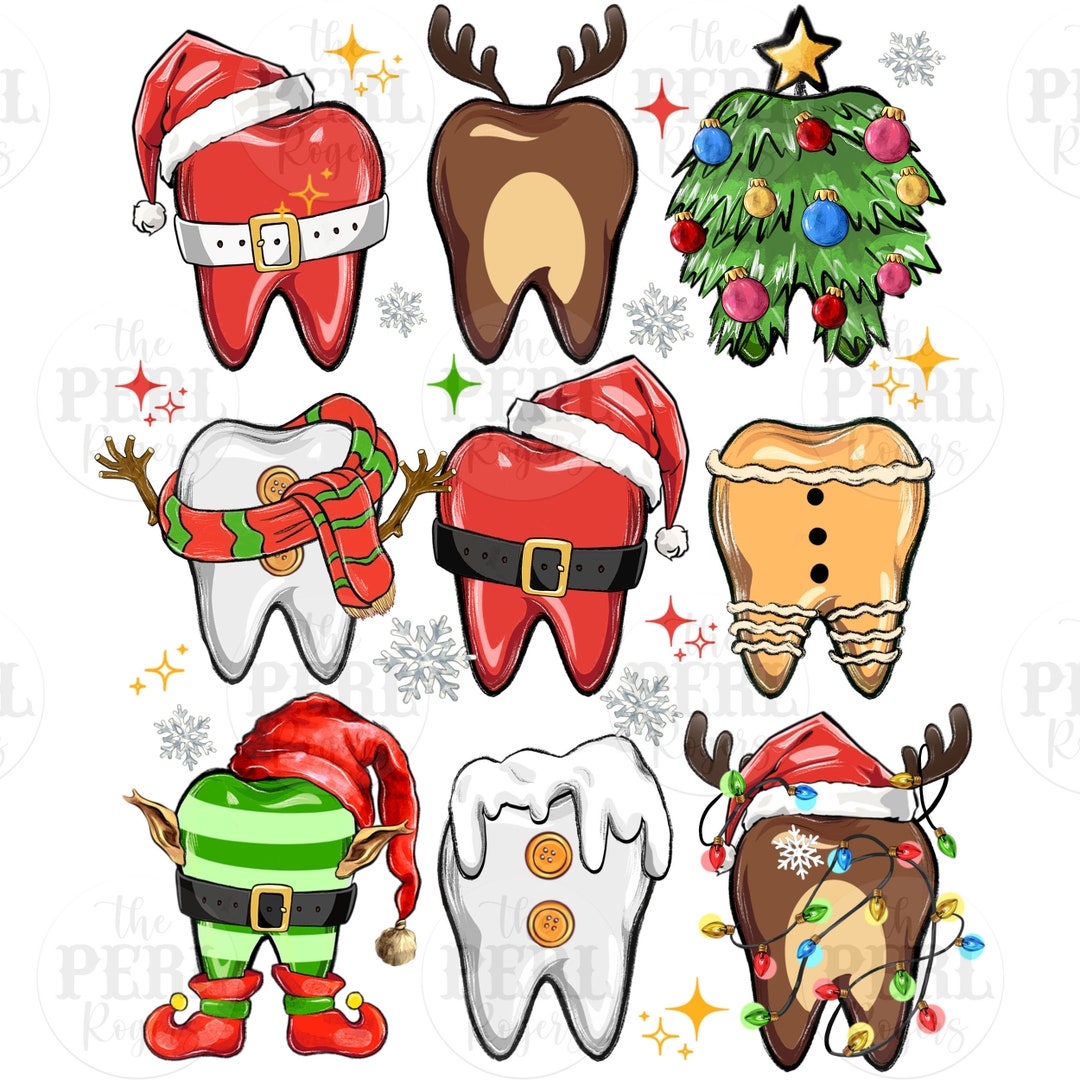 Christmas Teeth Png Sublimation Design Download, Christmas Png, Merry ...