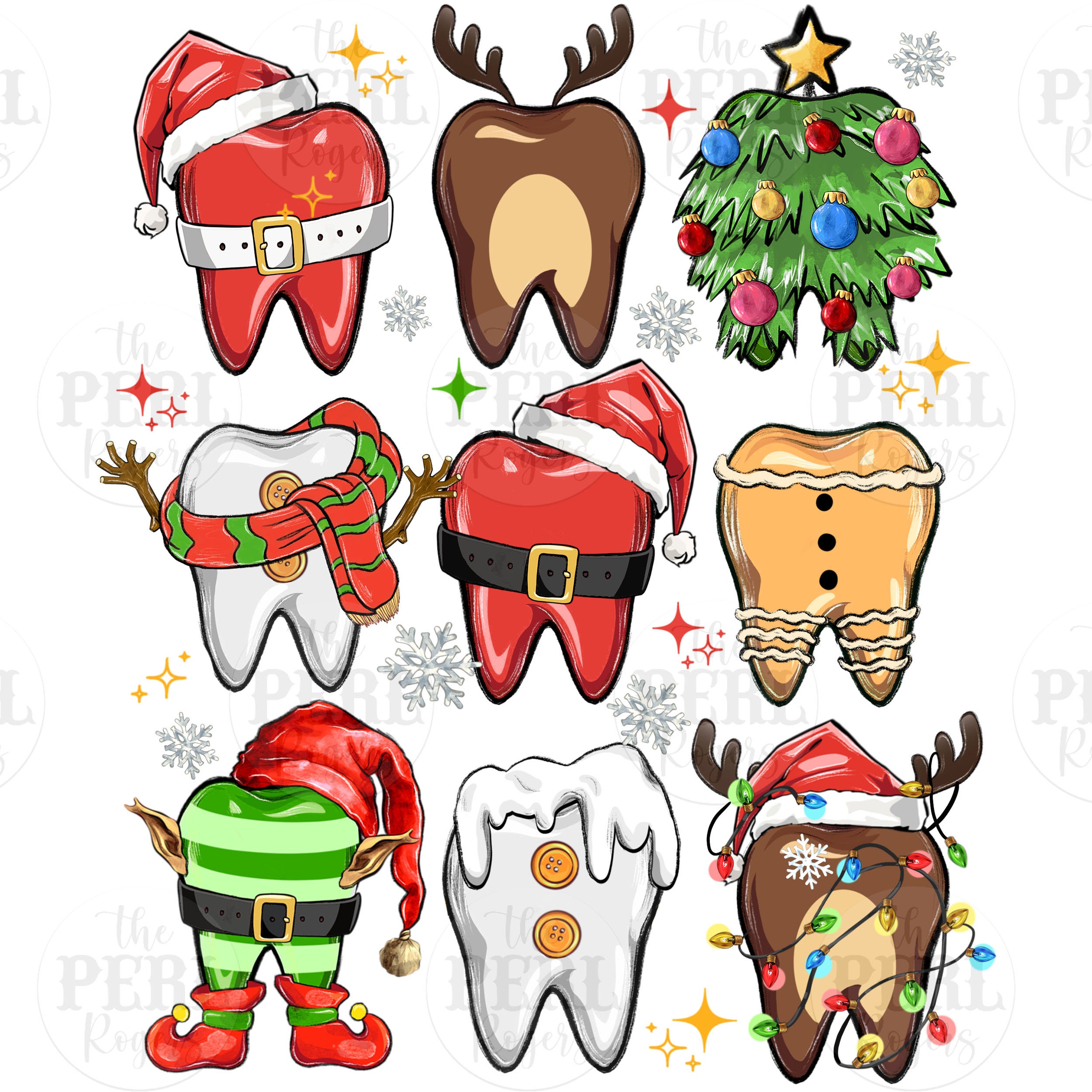 Christmas Teeth Png Sublimation Design Download, Christmas Png, Merry ...