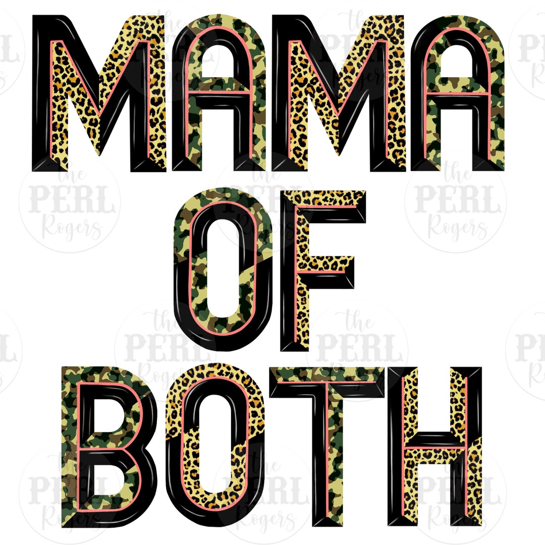 Mama of Both Png Sublimation Design Download, Mother's Day Png, Western ...
