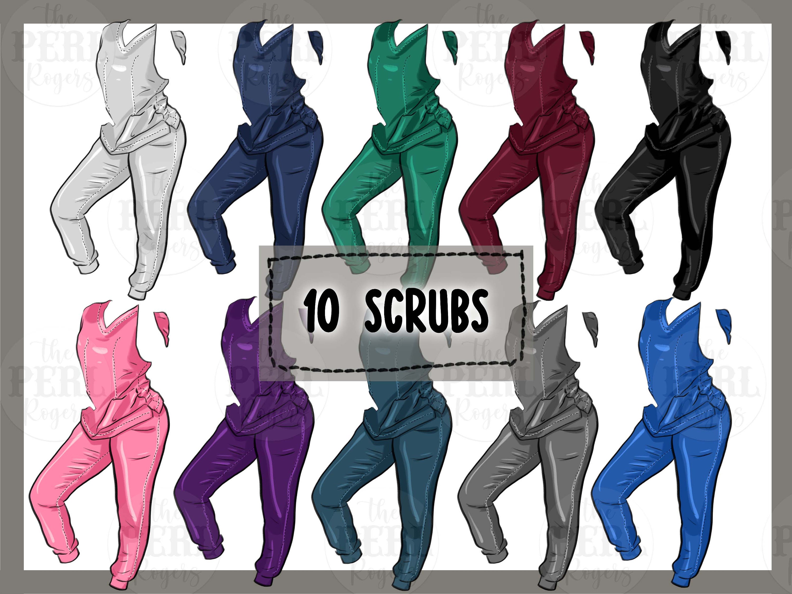 Nurse Clipart Set Medical Clipart Nurse Clipart Bundle - Etsy Australia