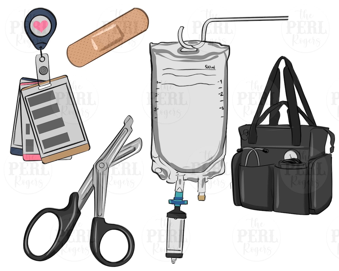 Nurse Clipart Set Medical Clipartnurse Clipart - Etsy