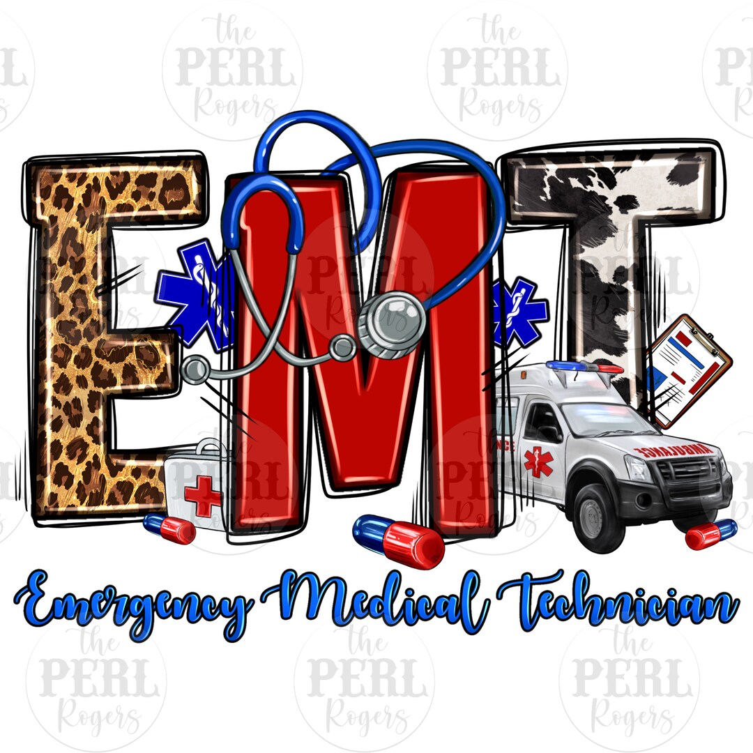 Emergency Medical Technician Png Sublimation Design Download, Western ...