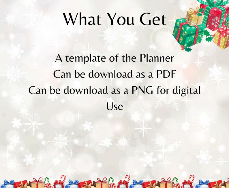 Digital Christmas Planner L Holiday Planner L Budget Tracker L Monthly ...