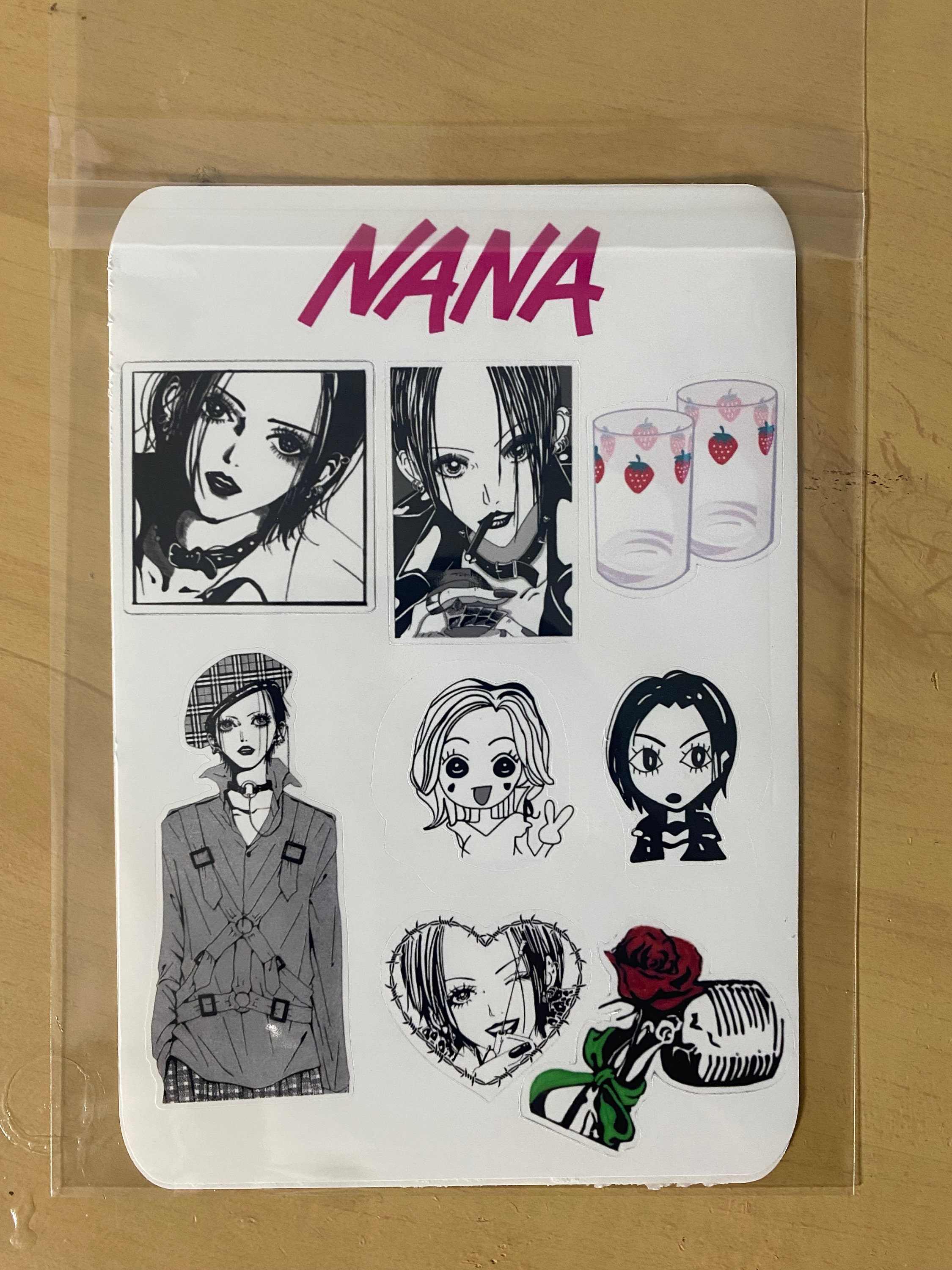 NANA Sticker Sheet Anime Sticker Sheet Kawaii Sticker Icons Sticker ...