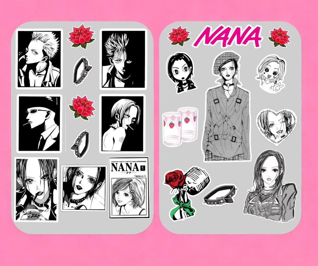 NANA Sticker Sheet Anime Sticker Sheet Kawaii Sticker Icons Sticker ...