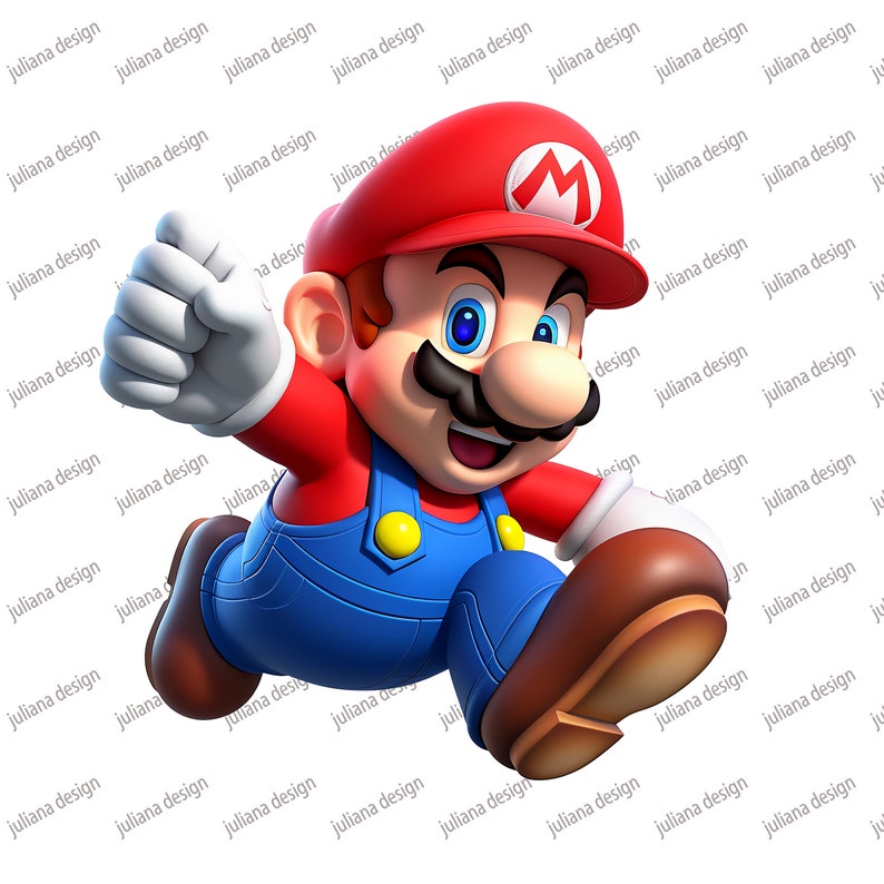 Super Mario PNG - Digital Download - Etsy