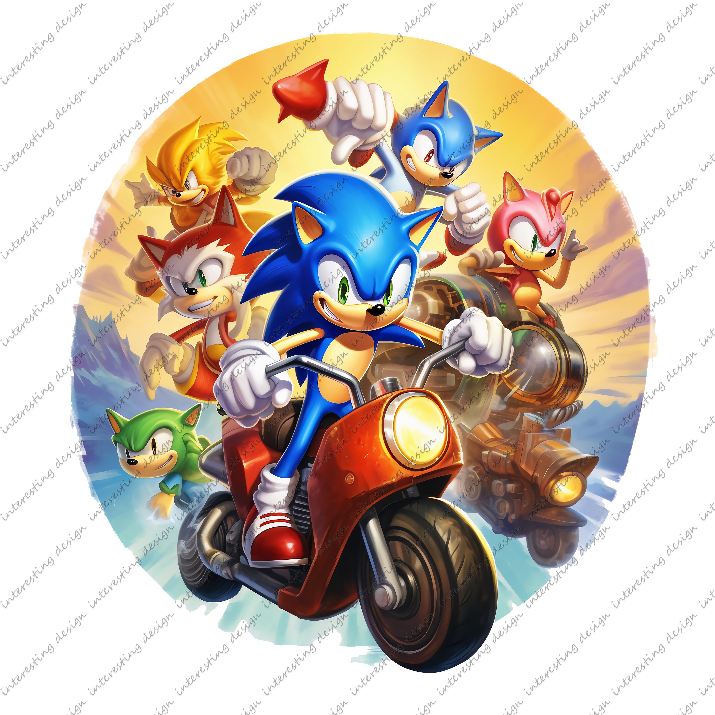 Sonic PNG, Download, Clip Art，sonic the Hedgehog Dijital Png Download ...