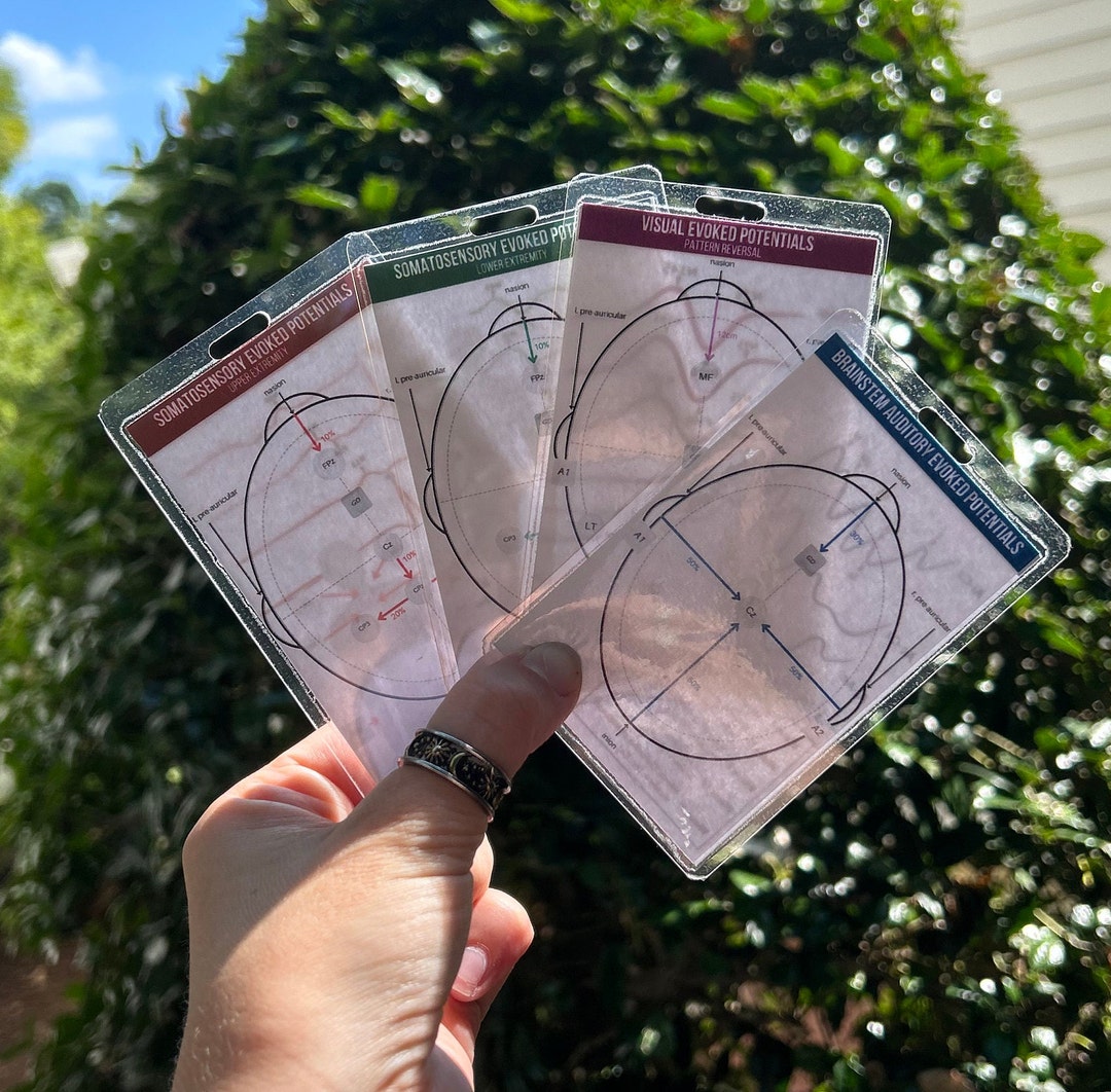 Evoked Potentials Badge Reference Cards - Etsy