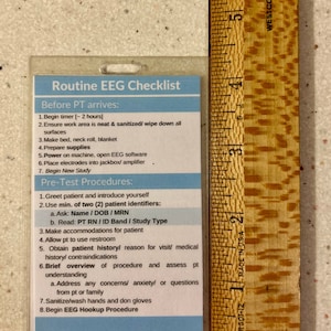 EEG Tech Badge Reference Cards - Etsy