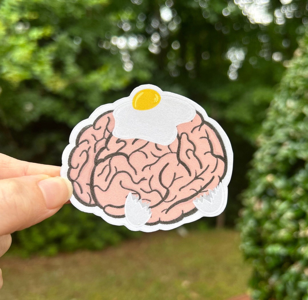Egghead Sticker - Etsy