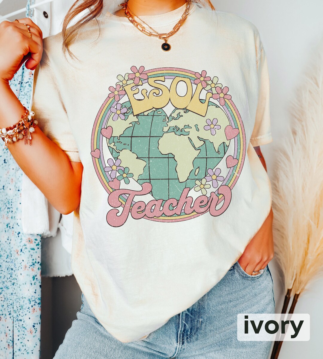 ESOL Teacher Shirt ESOL ESL Teacher Gift English Teacher - Etsy