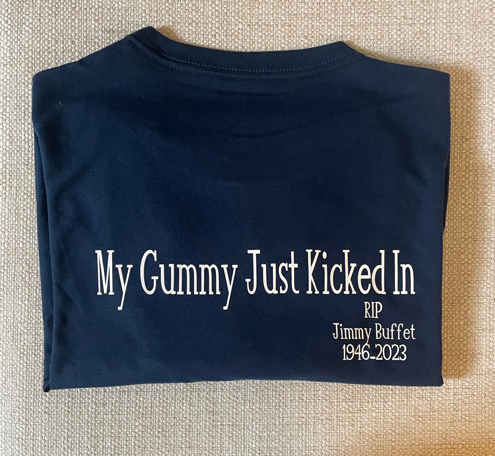 Jimmy Buffet T-shirt Mens My Gummy Just Kicked In - Etsy