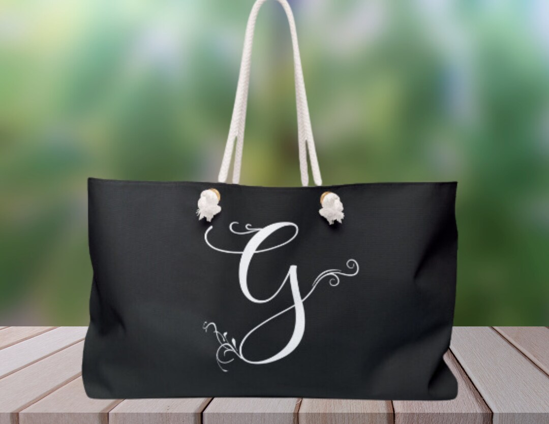 Monogram Black Real Estate Agent Bag / Monogram Bag / Broker Bag ...