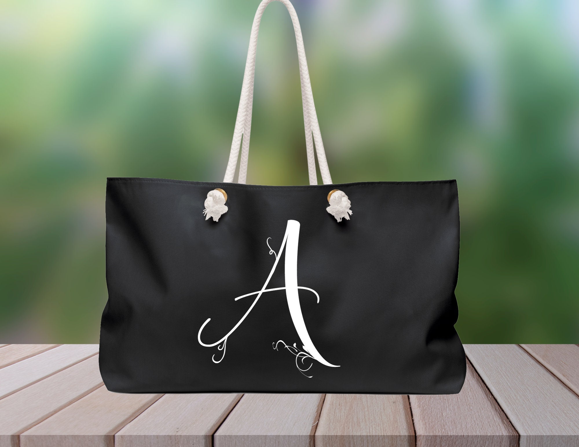 Monogram Black Real Estate Agent Bag / Monogram Bag / Broker Bag ...