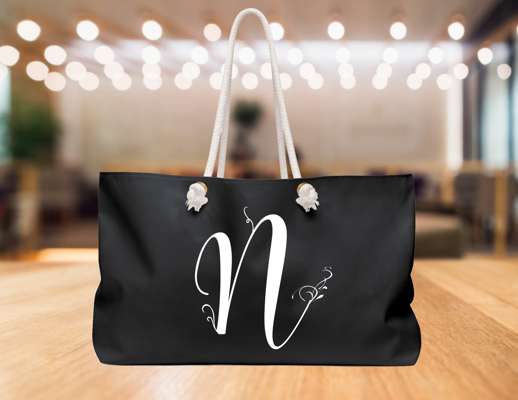 Monogram Black Real Estate Agent Bag / Monogram Bag / Broker Bag / Agent Bag / Gift for Real ...