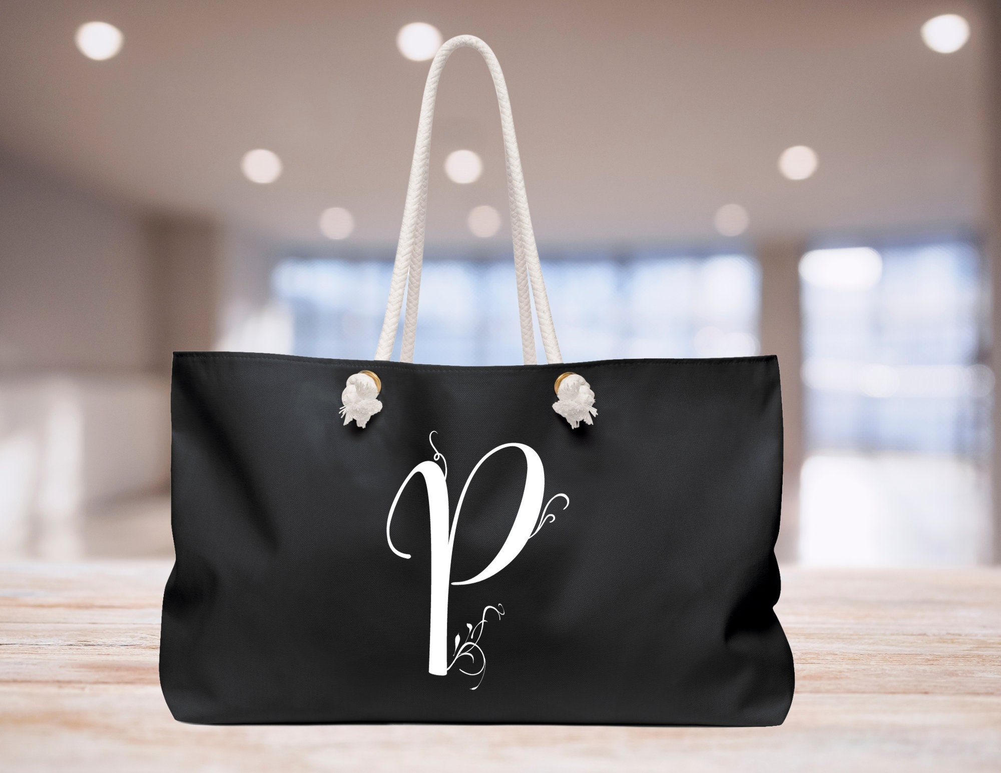 Monogram Black Real Estate Agent Bag / Monogram Bag / Broker Bag ...