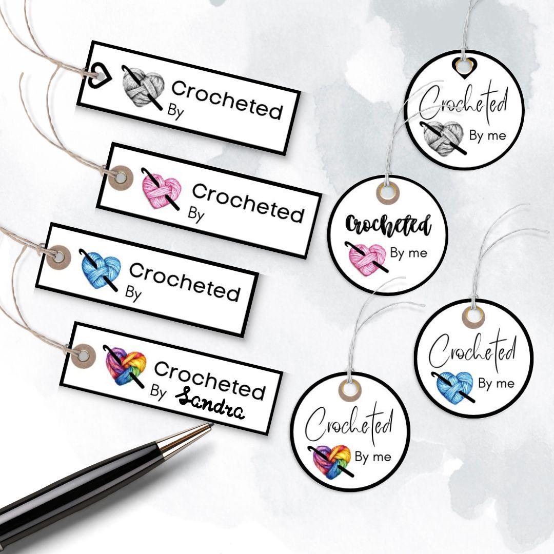 22 Printable Handmade Crochet Gift Tags - Etsy