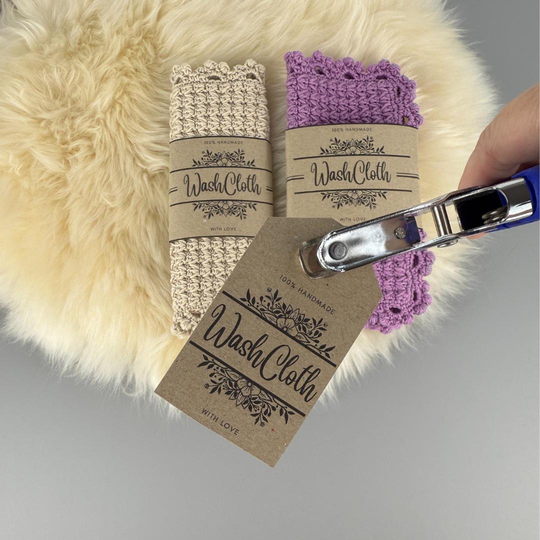 Printable Washcloth/dishcloth Wrap Labels and Tags - Etsy