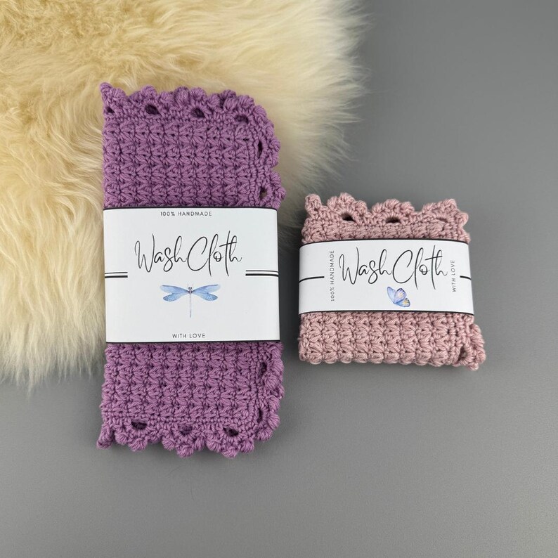 Printable Washcloth/dishcloth Wrap Labels and Tags "dragonfly" - Etsy