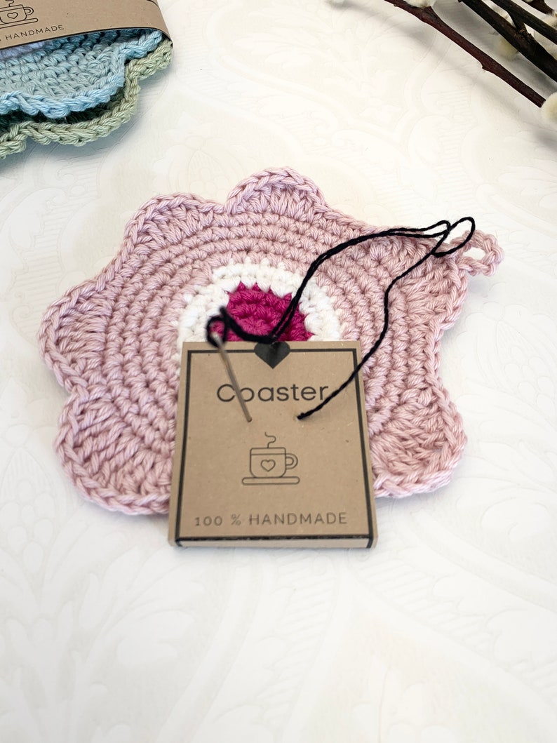 Printable Tags for Coasters & Small Tags crocheted by - Etsy