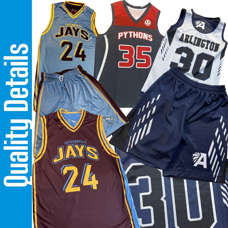 Scarlet Red, Black and White Custom Basketball Jersey, 3 Color Angle ...