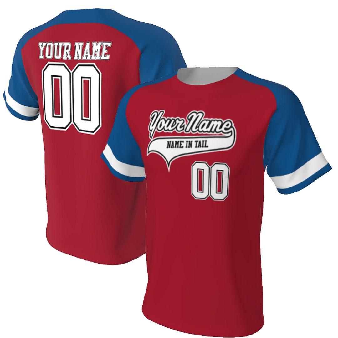 Custom 3-color Baseball Jersey: Personalized Team Uniform - Etsy