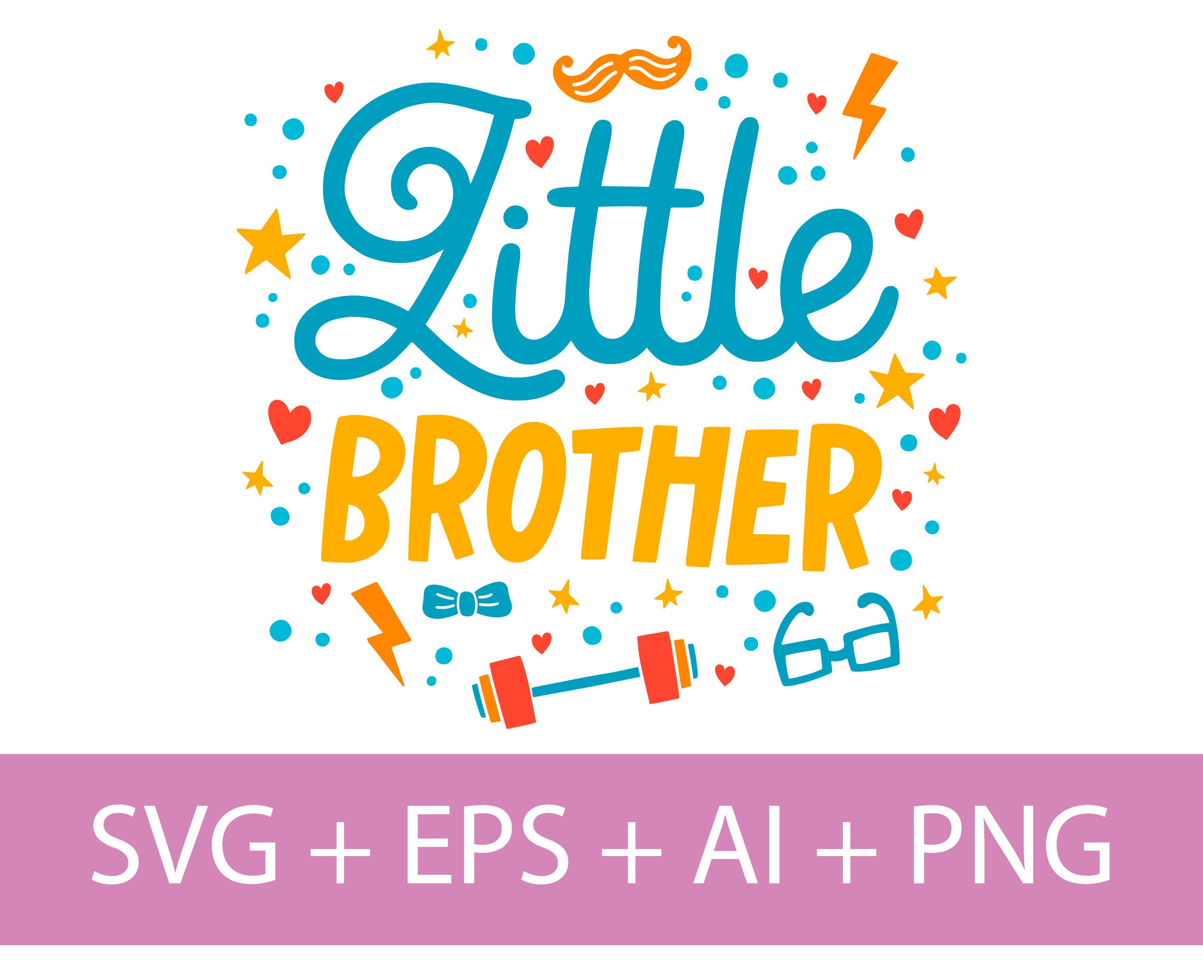 Little Brother SVG | Brother Cricut SVG | Little Brother Shirt | SVG ...