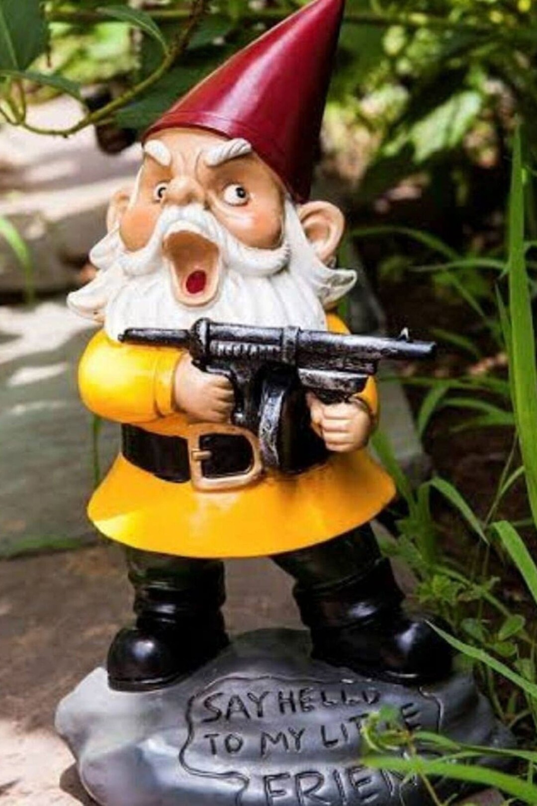 Garden Gnome Armed - Etsy