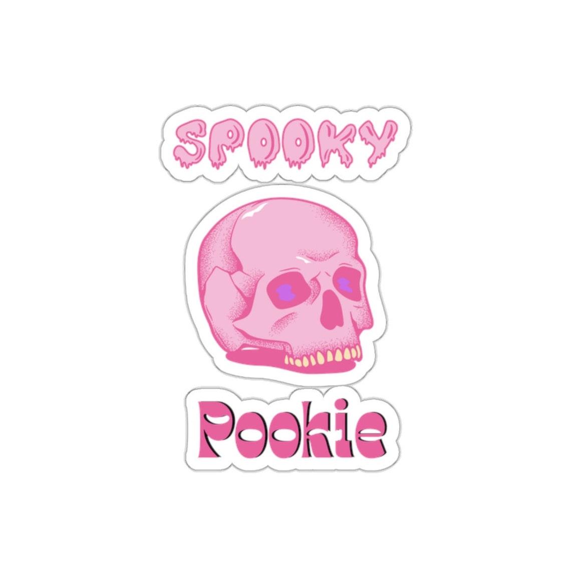 Spooky Pookie Sticker - Etsy