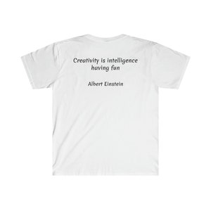 Albert Einstein Creativity is Intelligence Tee - Etsy