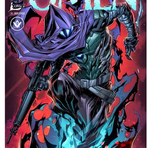 Poster in Comic Style Valorant Inspired, Wall Decoration, Gaming Room ...