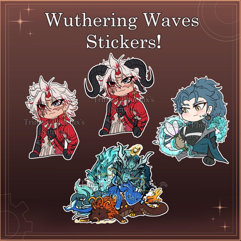 Wuthering Waves Stickers - Etsy