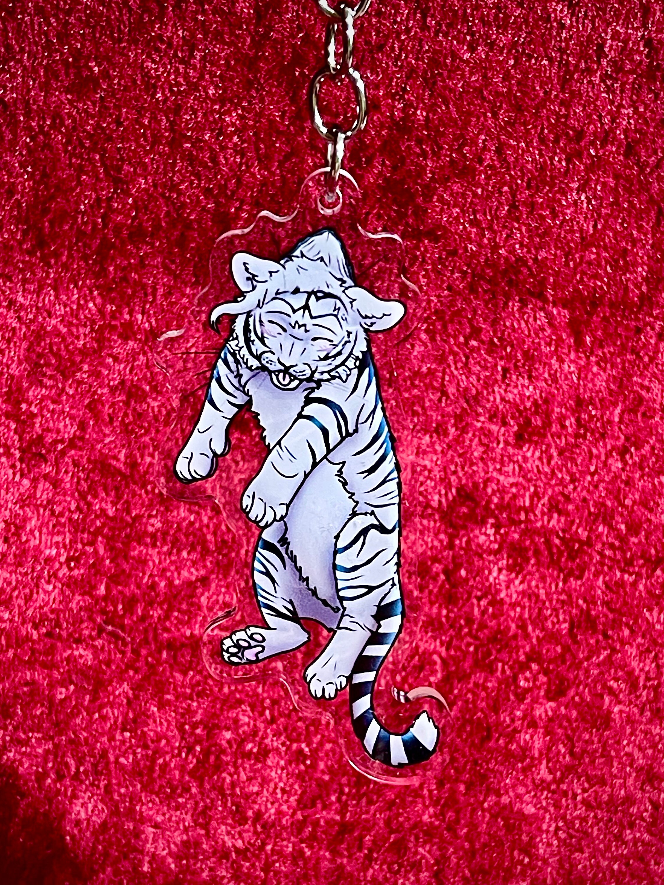 BSD Bungou Stray Dogs Acrylic Keychains Atsushi Tiger Form - Etsy
