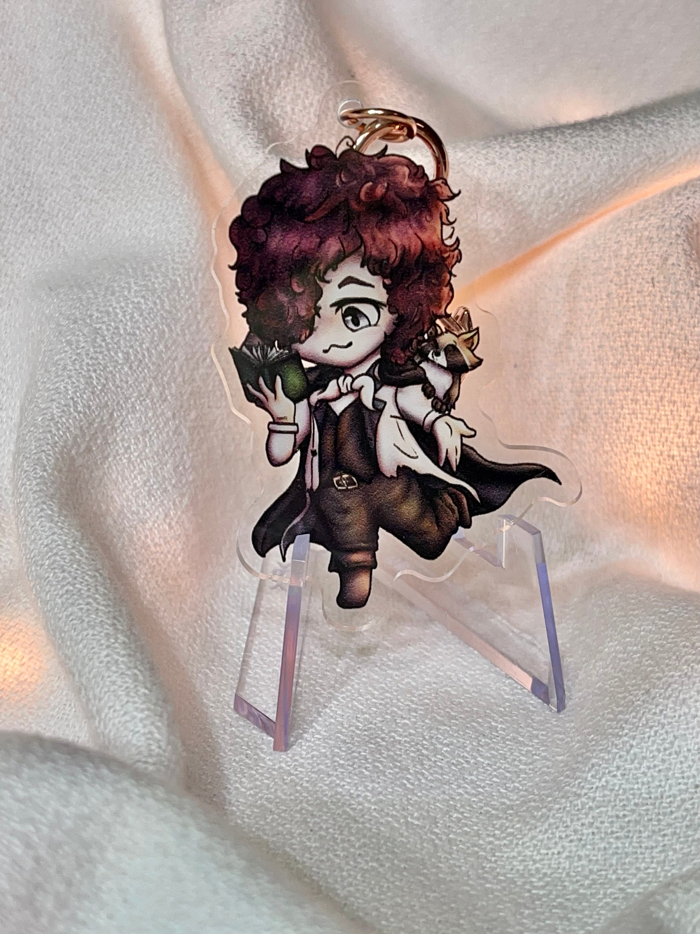 BSD Bungou Stray Dogs Acrylic Keychains Chibi Ranpo, Poe - Etsy