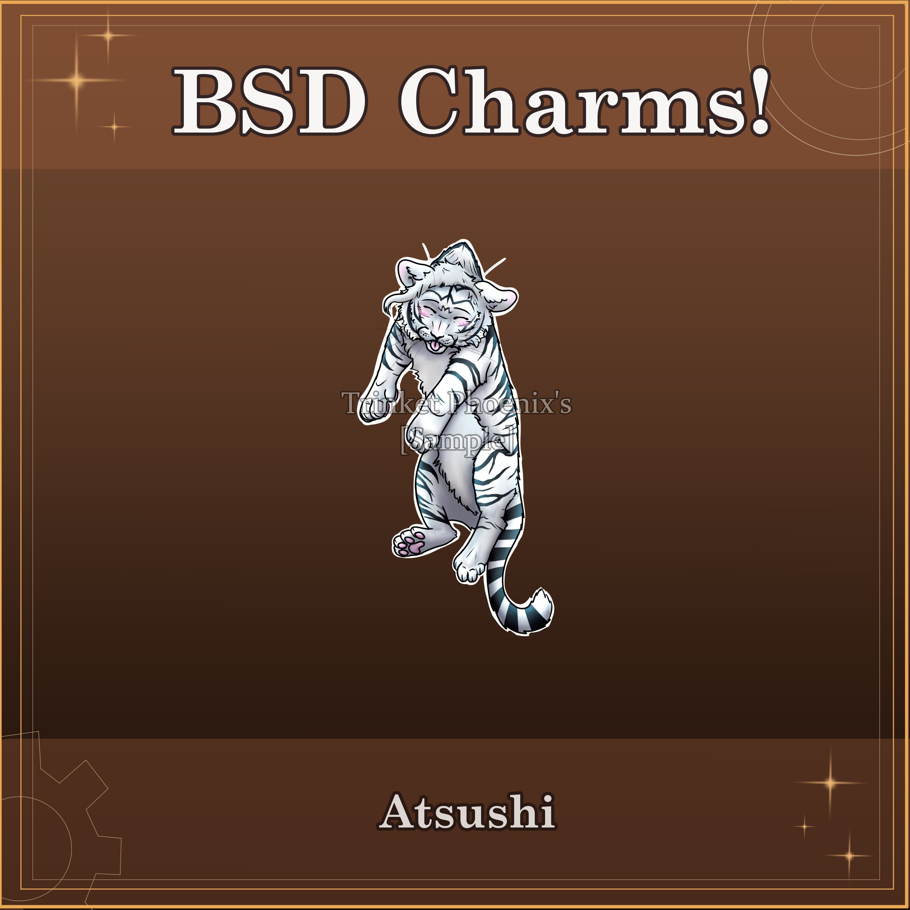 BSD Bungou Stray Dogs Acrylic Keychains Atsushi Tiger Form - Etsy